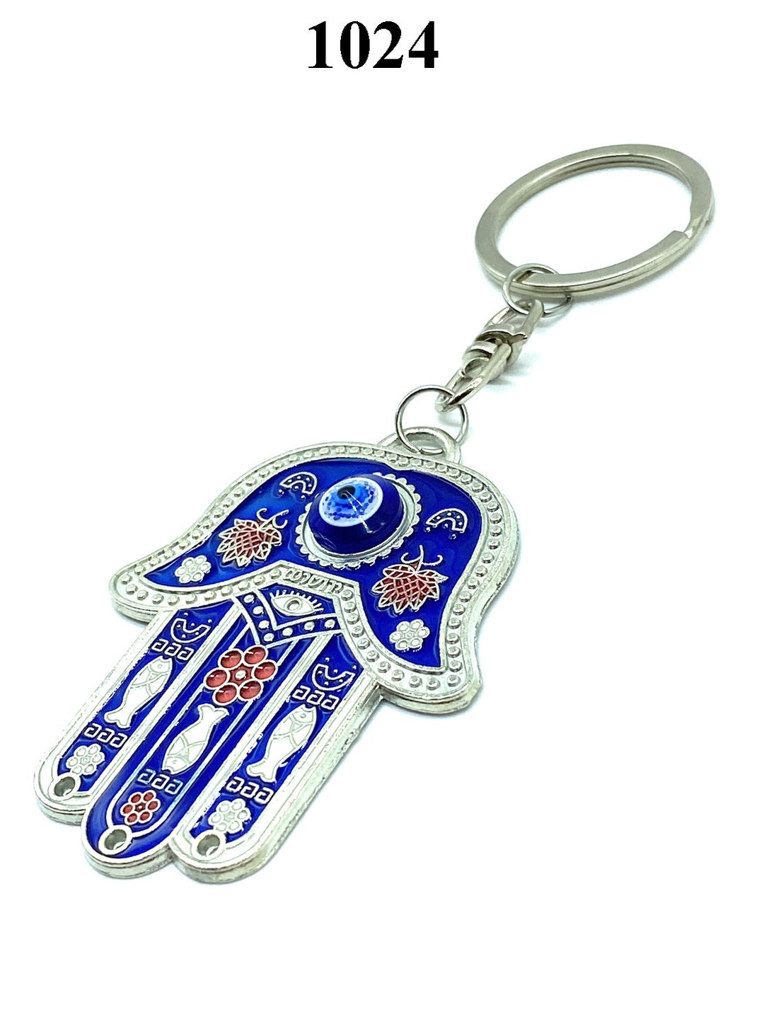 Evil Eye Hamsa Hand Key Chain for Protection and Healing 1024 - Etsy