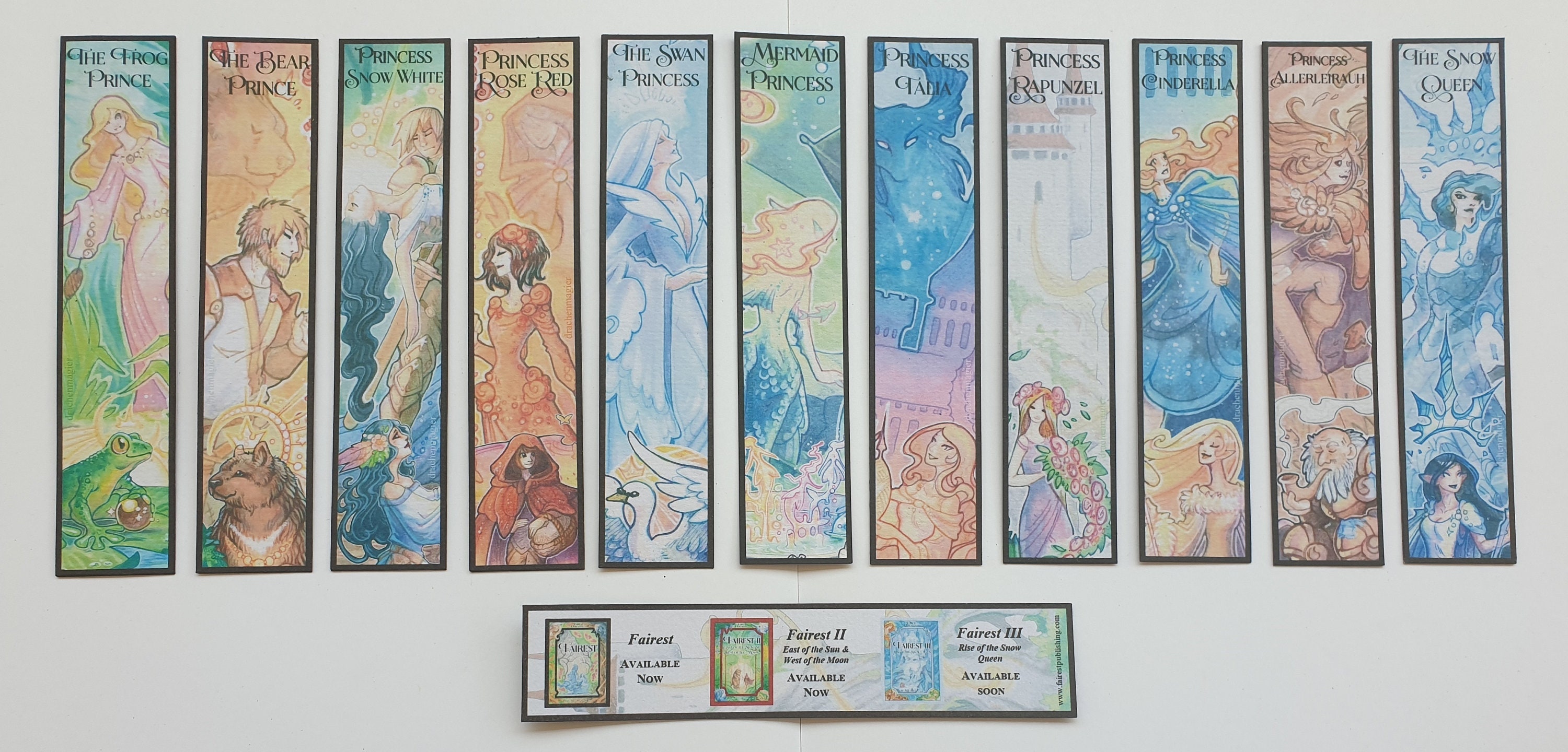 Princess Snow White Bookmark, Fairest Trilogy, Fairy Tales, Seven ...