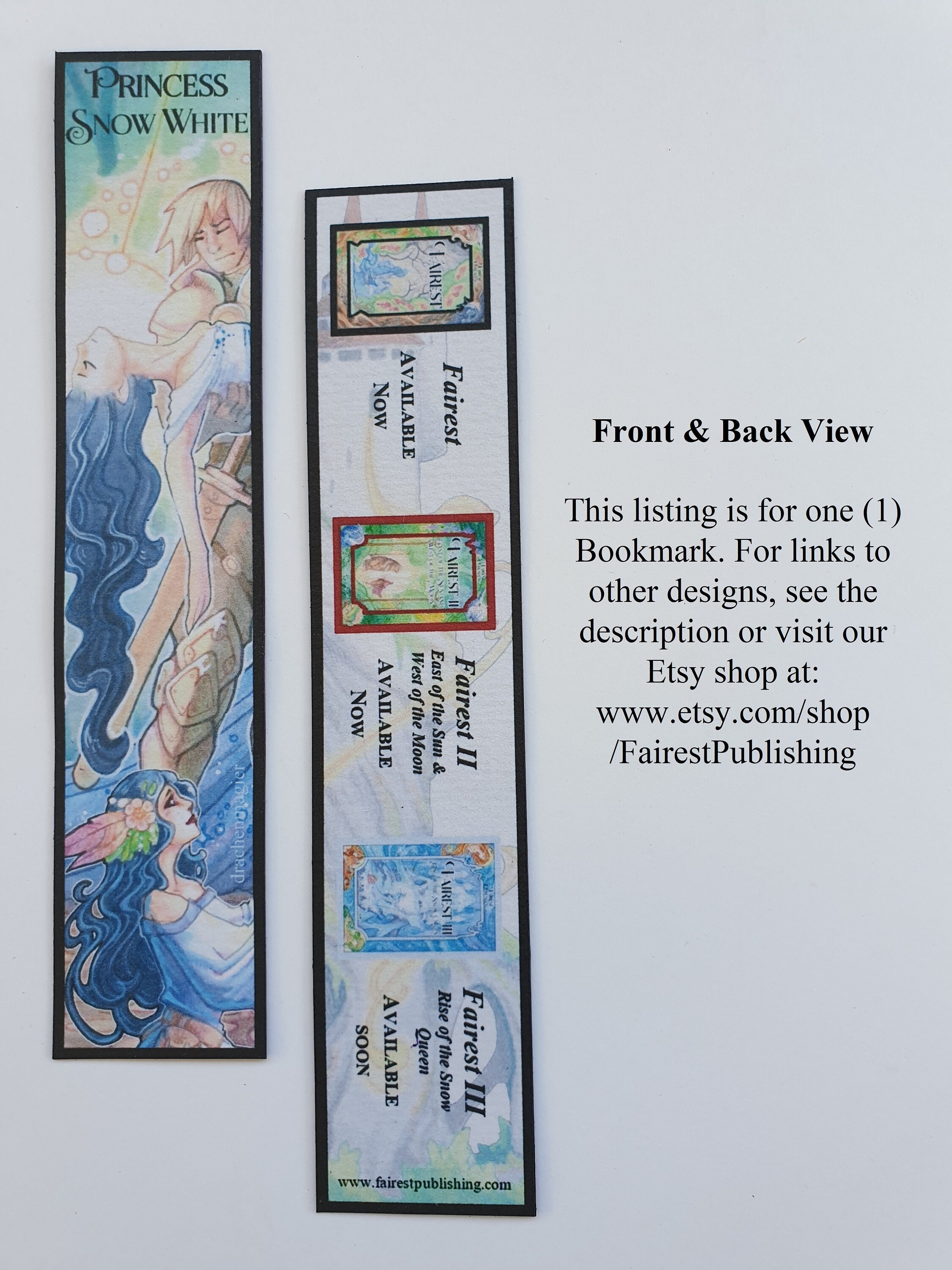 Princess Snow White Bookmark, Fairest Trilogy, Fairy Tales, Seven ...