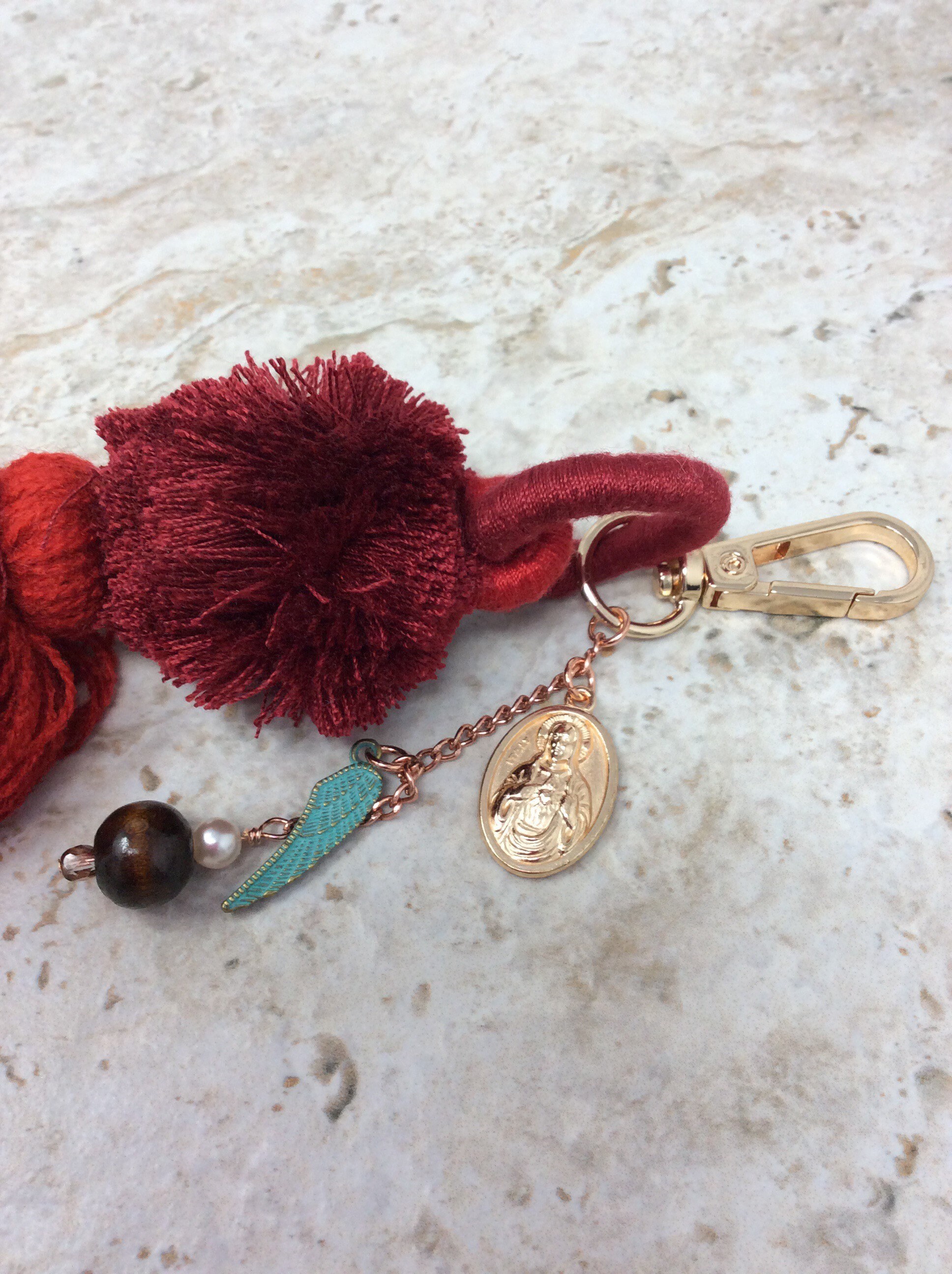 Our Lady of Mt.carmel, Blessed Mary Keychain, Virgen De Guadalupe ...