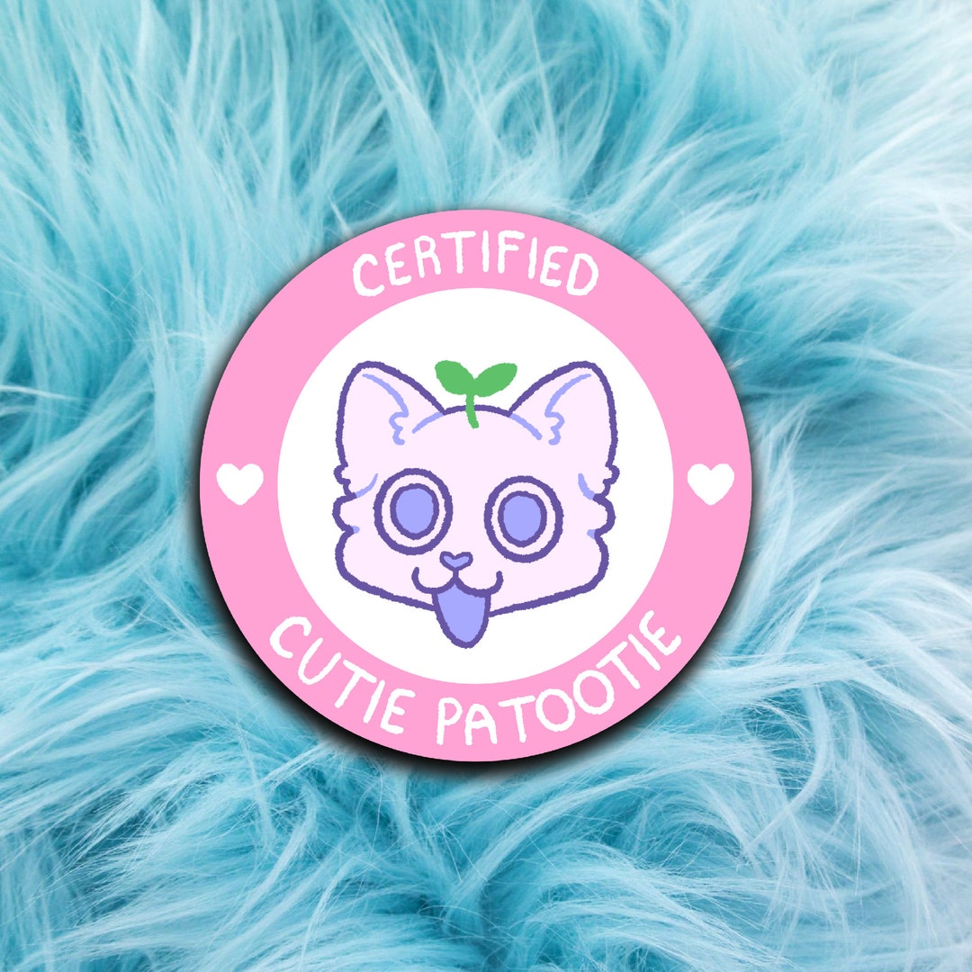 Certified Cutie Patootie Sticker - Etsy