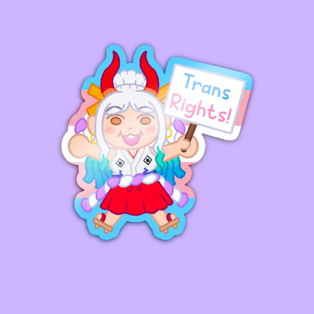 Single Piece Sticker Trans Rights Dragon Son - Etsy