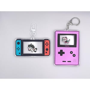 Custom Game Console Furry Shaker Keychain 3.5 Inch - Etsy
