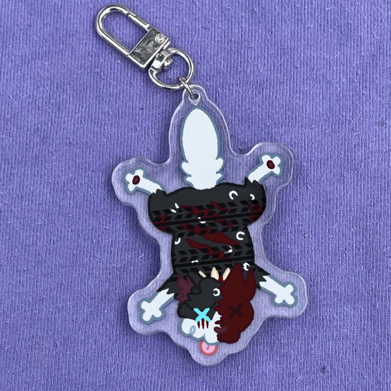 Roadkill Furry Keychain 3 Inch - Etsy