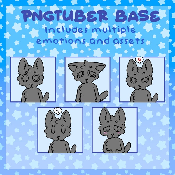 Pngtuber Base - Etsy