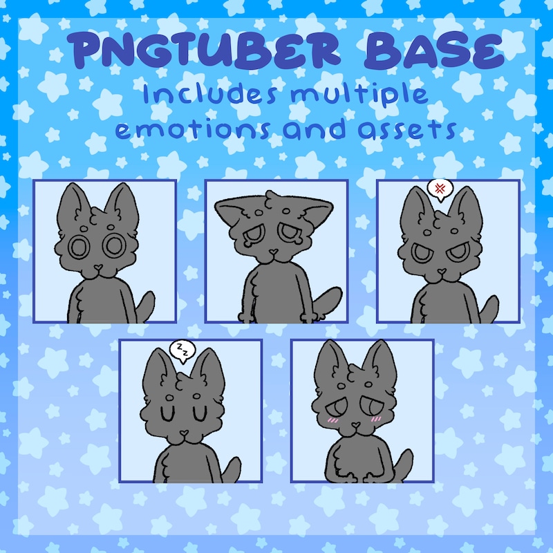 Pngtuber Base - Etsy