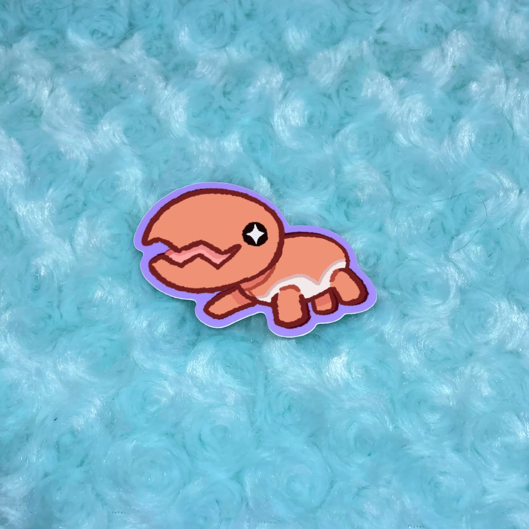 Silly Goofy Chompy Poke Sticker Trapinch Inspired - Etsy