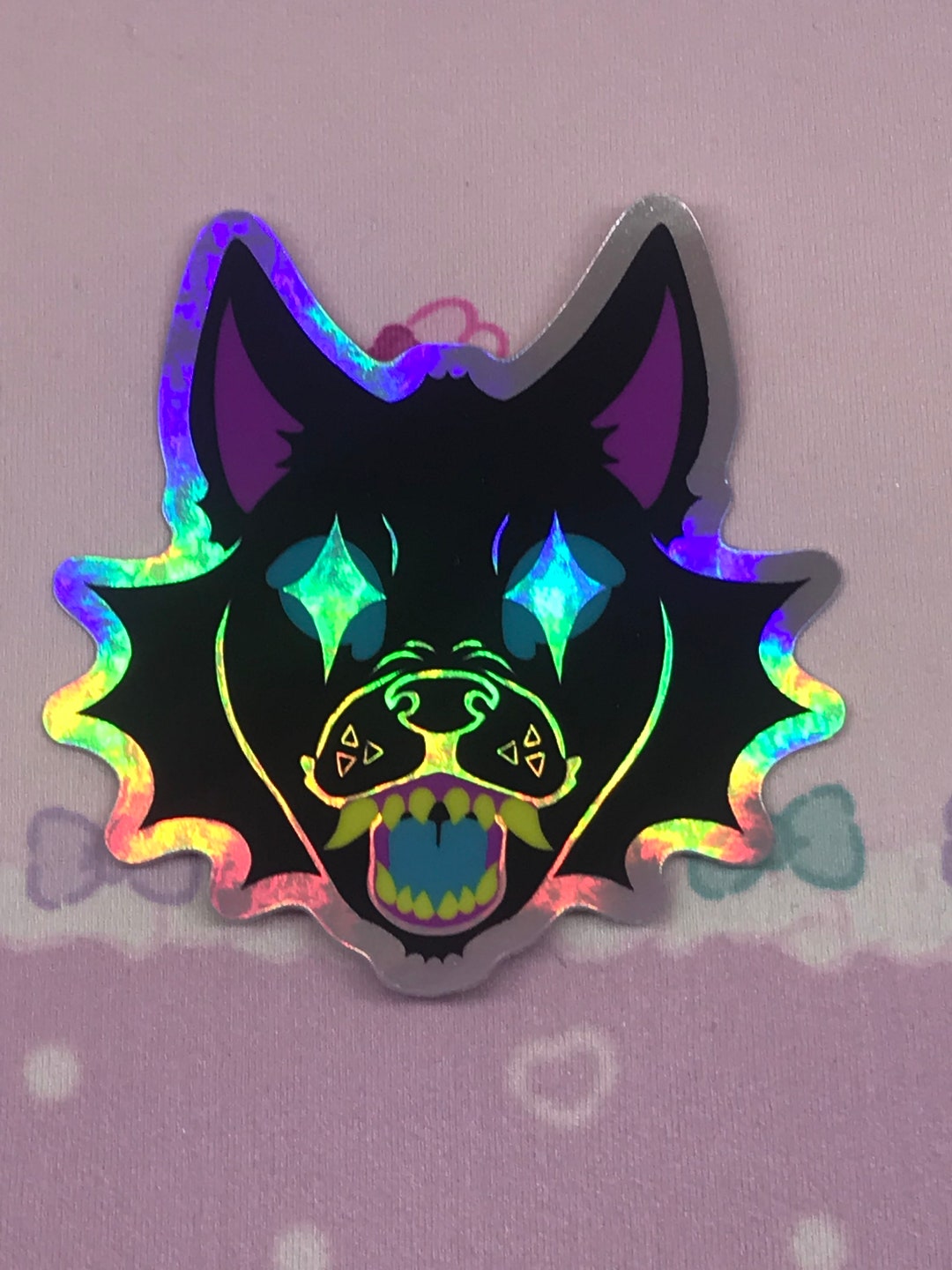 CMYK WOLF Sticker - Etsy