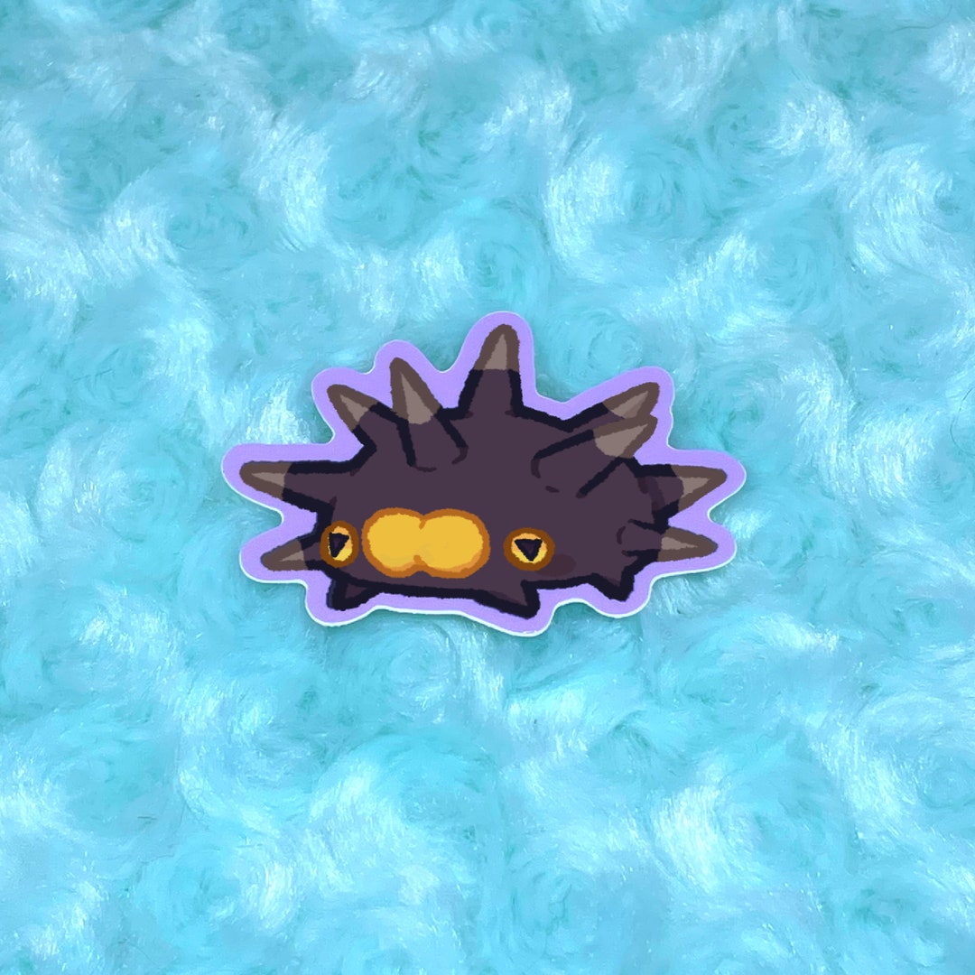 Silly Goofy Sea Urchin Poke Sticker Pincurchin Inspired - Etsy