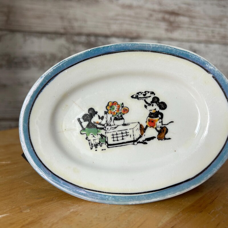 Minnie Mouse Plate Set - Etsy