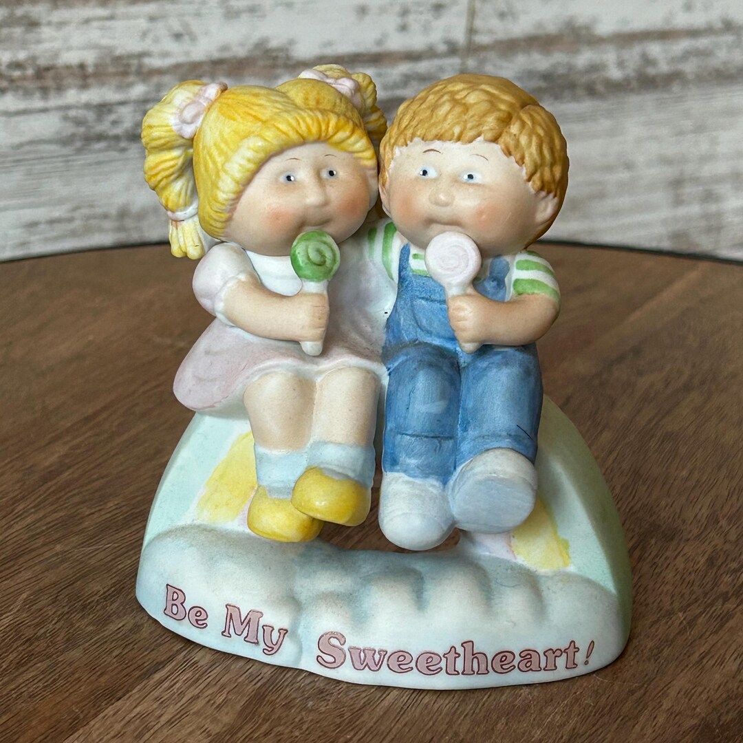 Cabbage Patch Kids Seesaw Figurine Ceramic/porcelain “playground Fun ...