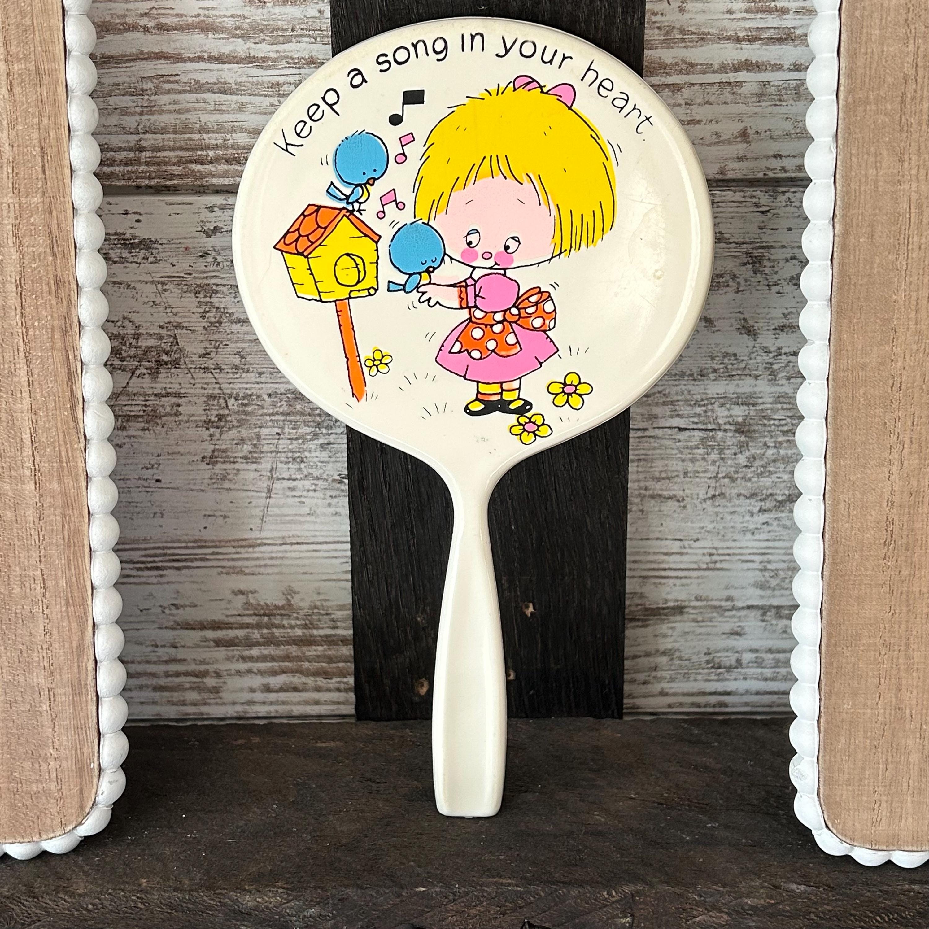 Vintage 60s 70s Tinkerbell Tom Fields Mirror Girl Vanity Rare Girls Toys Vanity Retro Throwback ...