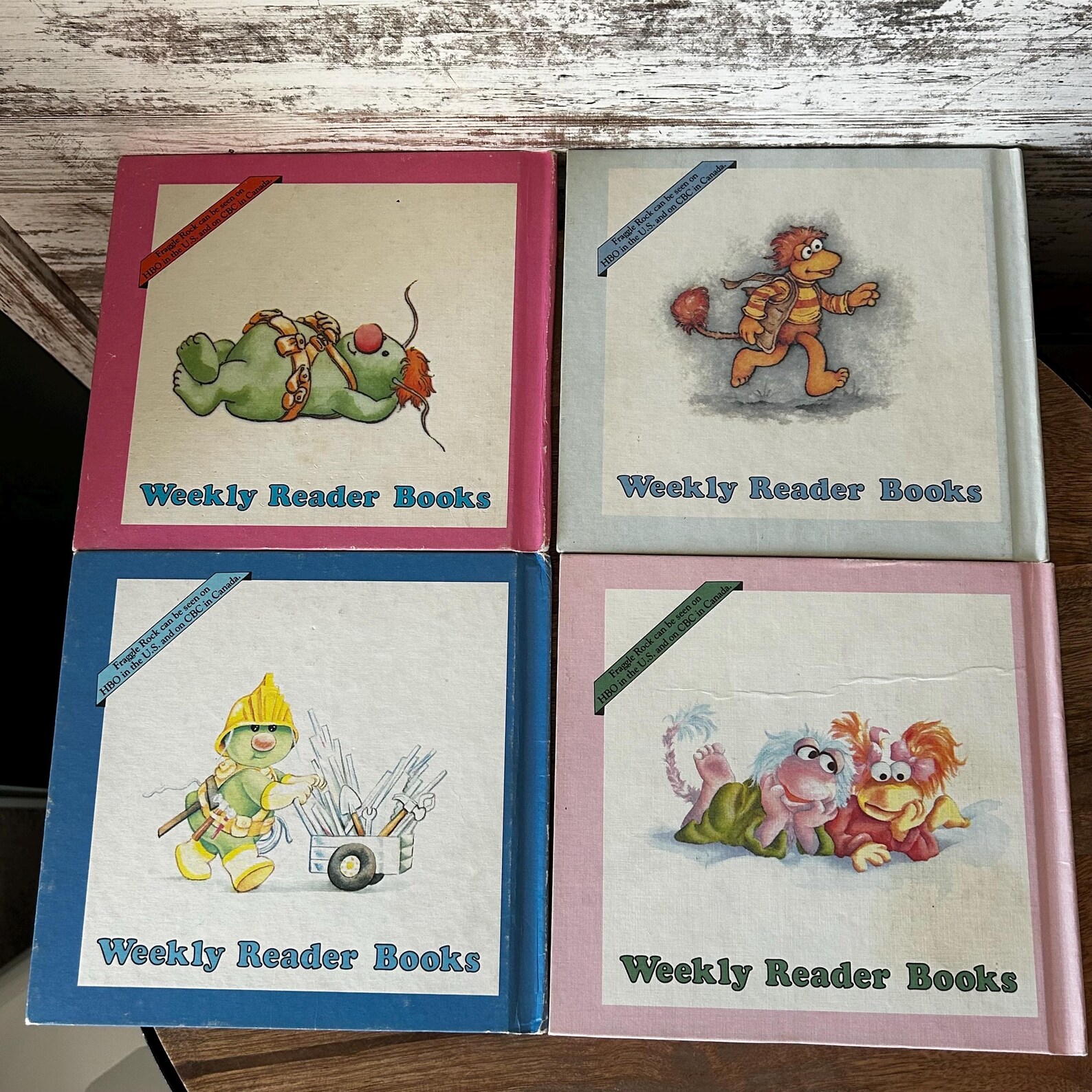 Lot of 4 Fraggle Rock Books HBO Vintage Jim Henson's Muppets Weekly ...