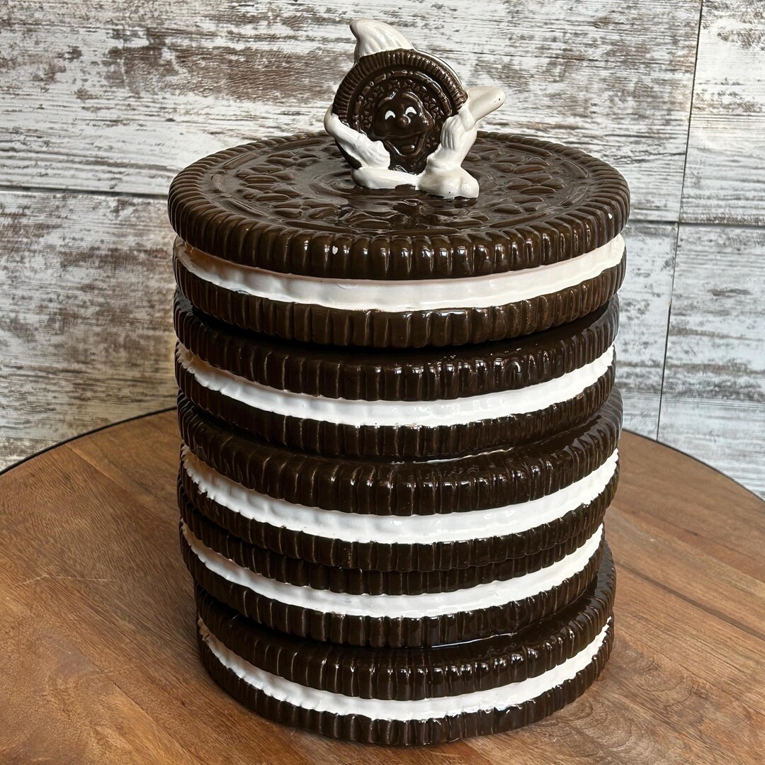 Nabisco Collectable Classic Collection Oreo Cookie Jar Ceramic, Vintage ...