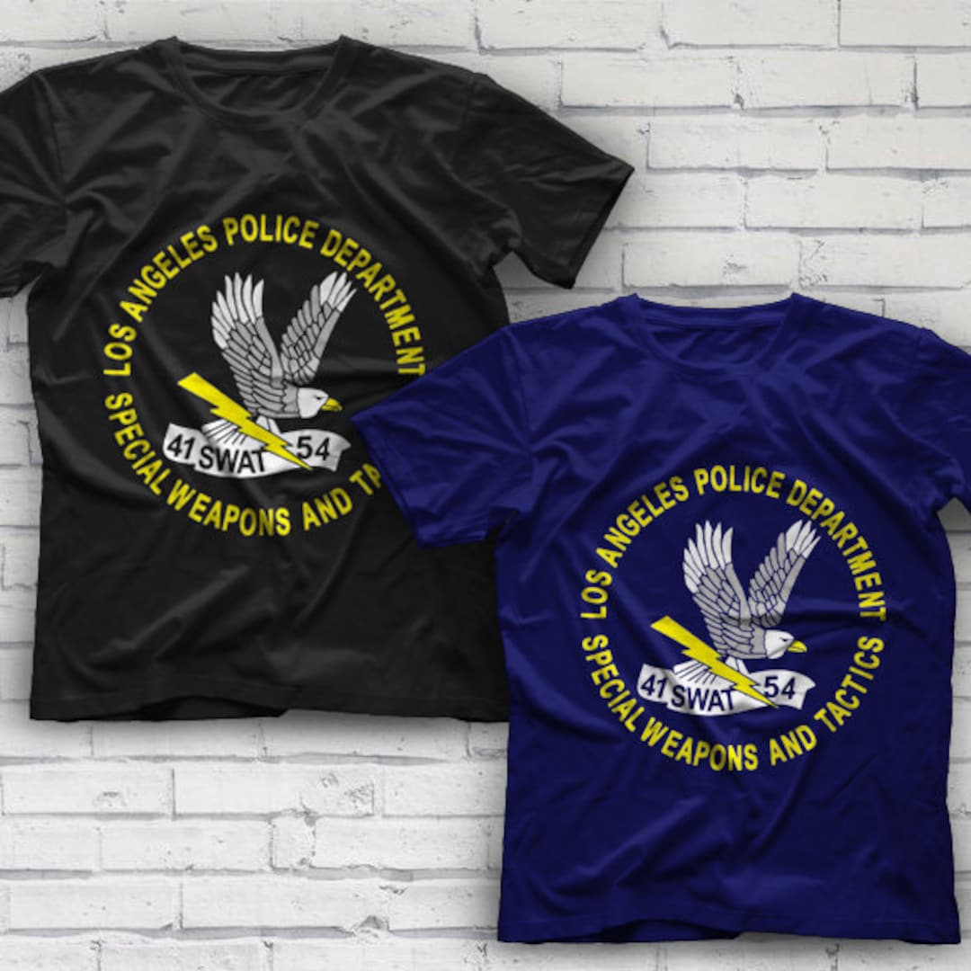 Army SWAT TV Series Los Angeles Police Department LAPD T-shirt Size S ...