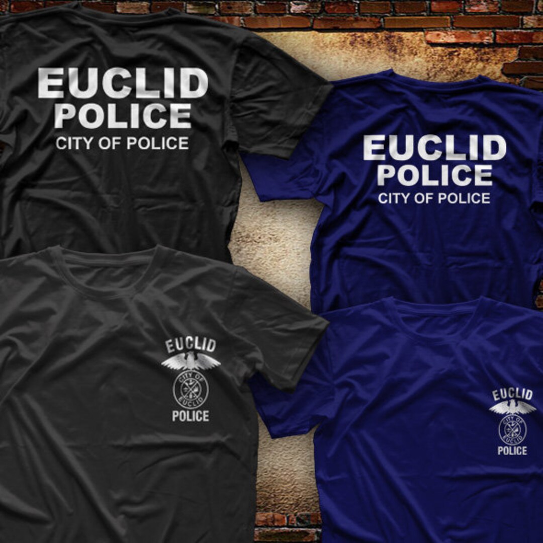 Ohio United States Euclid Police Logo Community Club T-shirt Size S-2XL ...