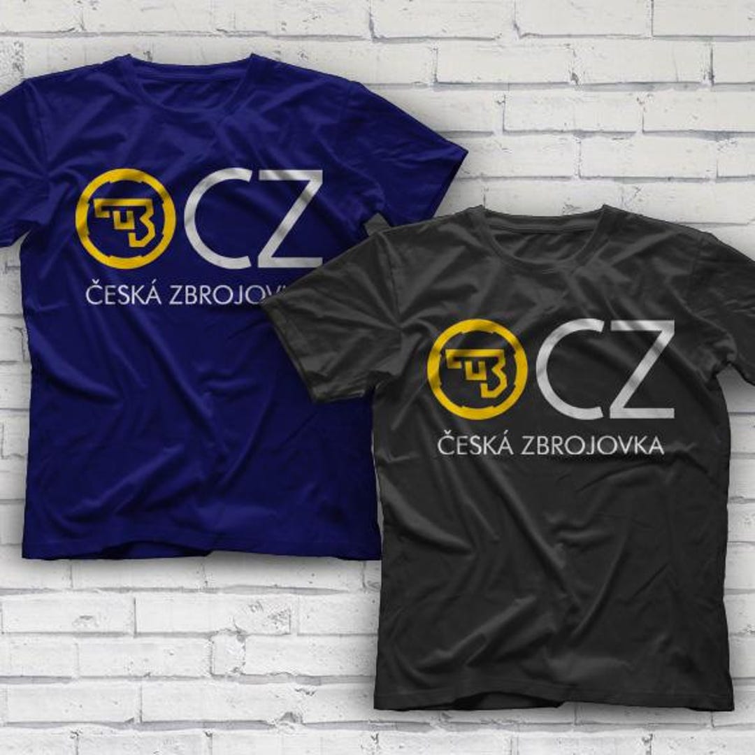 CZ USA Ceska Zbrojovka Firearms Guns Logo Black T-shirt Size S-2XL ...
