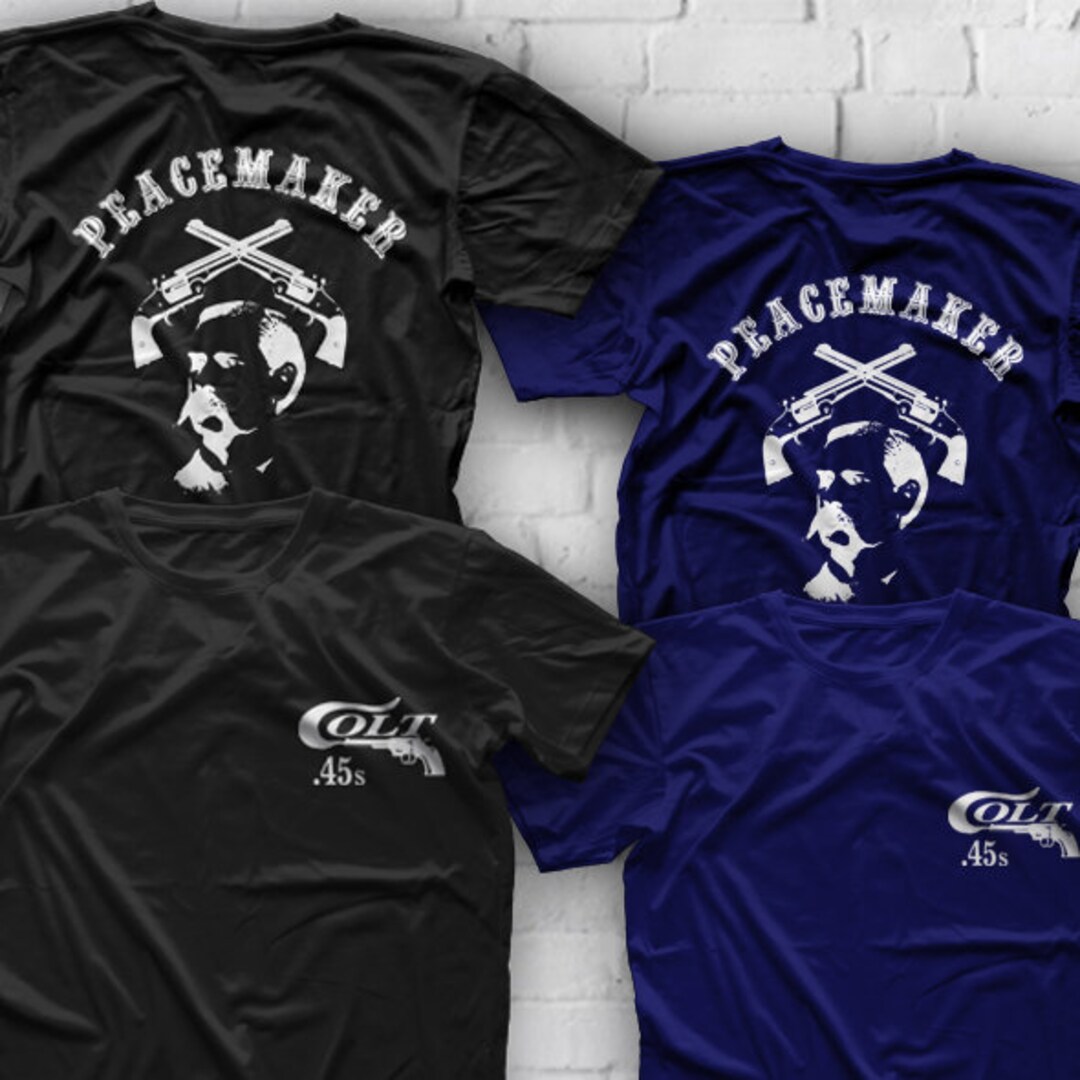 Cowboy Gun Pistol Doc Colt Firearm Peacemaker Wyatt Earp T-shirt Size S ...