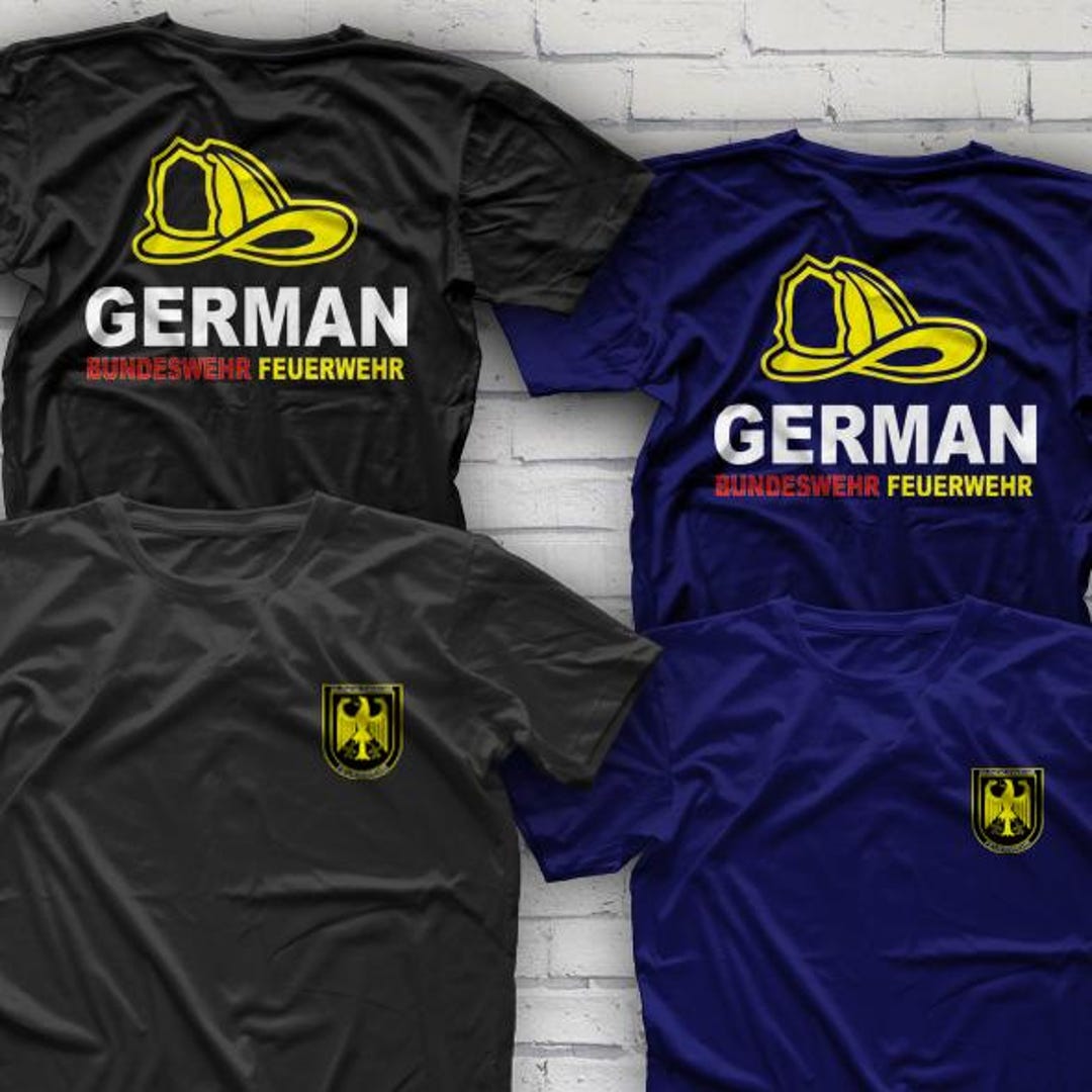 New German Firefighter Bundeswehr Feuerwehr Fire Service Navy Size S ...