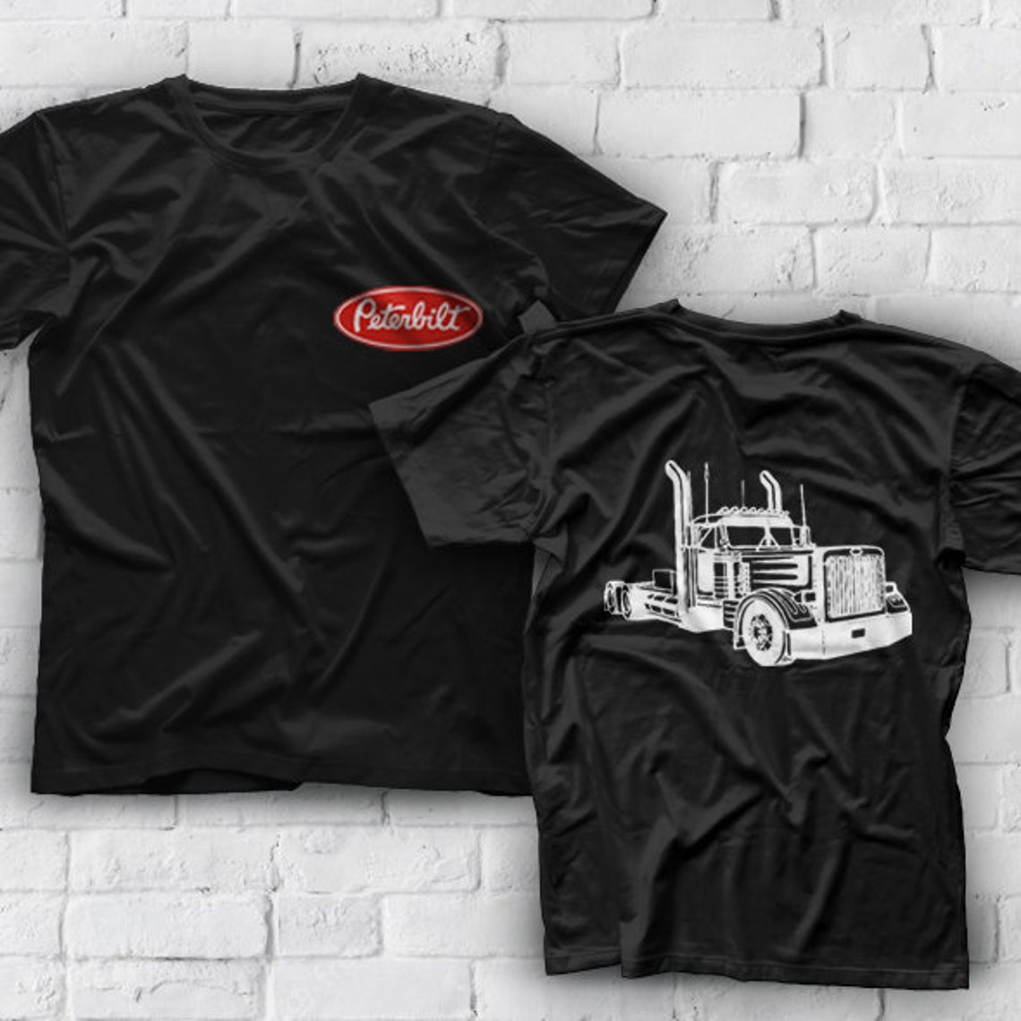 Peterbilt Kenworth MACK Truck New Design T-shirt Size S-2XL Birthday Present for Men Gift Father ...