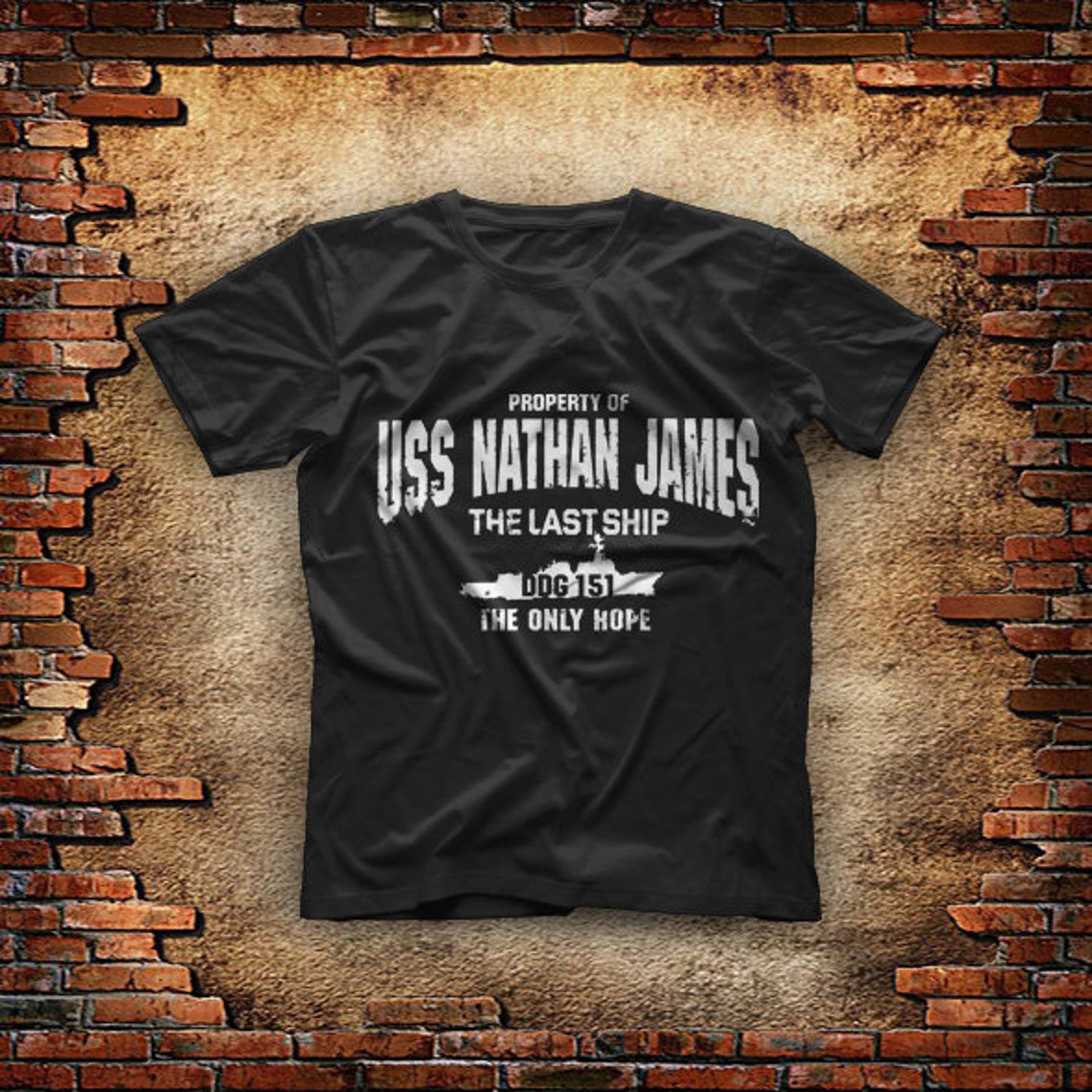 USS Nathan James Ddg-151 US Navy Seal the Last Ship TV Series T-shirt ...