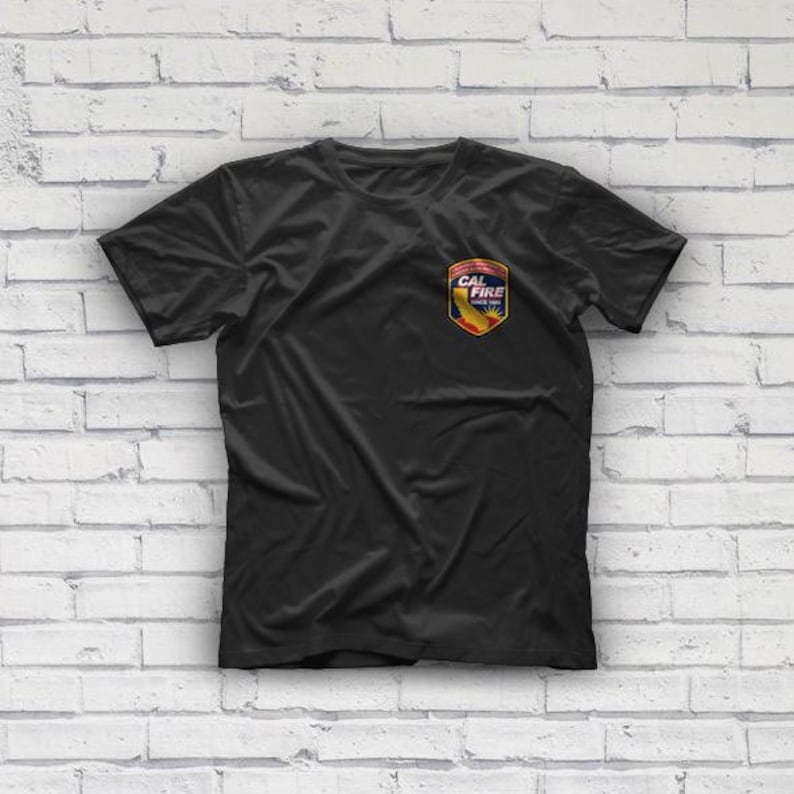 New CAL FIRE California FIRE Firefighter Department T-shirt S-4XL ...