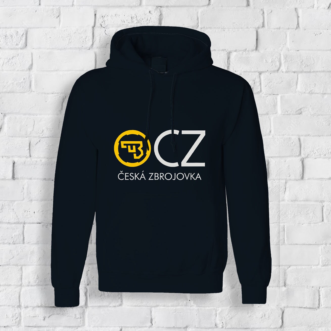 CZ USA Ceska Zbrojovka Firearms Guns Logo Black Sweat Shirt Hoodie Size ...