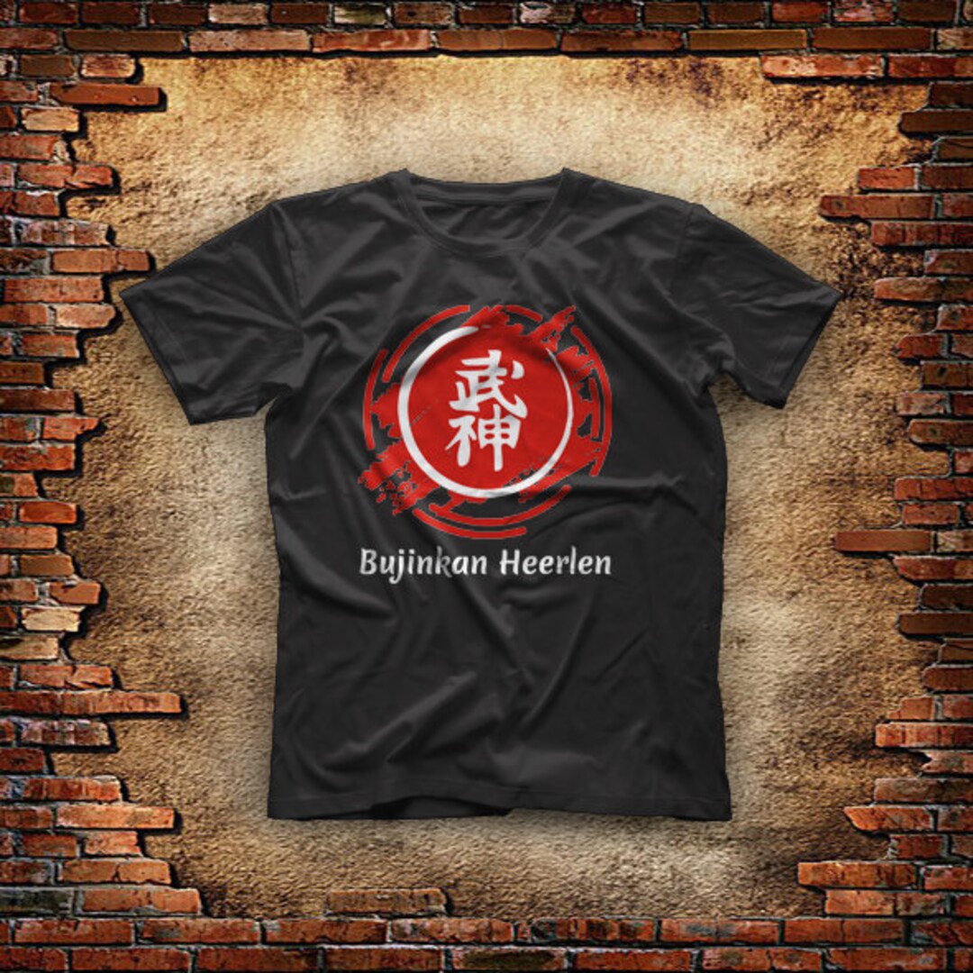 Ninja Bujinkan Ninjutsu Shinobi Logo Symbol Kanji T-shirt Size S-2XL ...