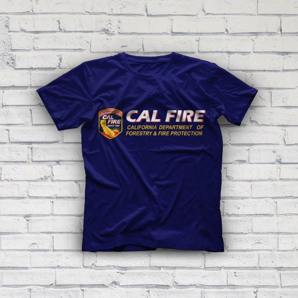 Cal Fire California Firefighter Fire Department T-shirt Size S-2XL ...