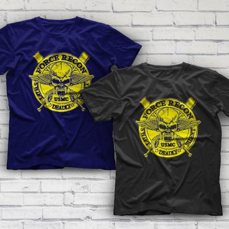 US Marine Corps Force Reconnaissance Force Recon Navy Seals T-shirt ...