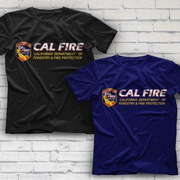Cal Fire California Firefighter Fire Department T-shirt Size S-2XL ...