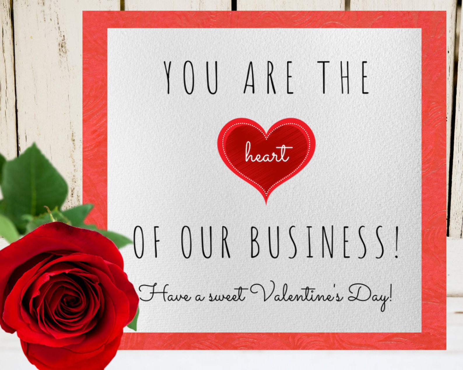 PRINTABLE Business Heart Appreciation Tag Download, Client Customer ...