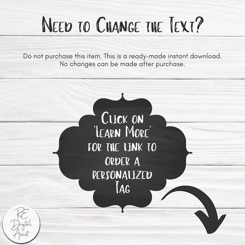 Printable Business Referral Thank You Tag Download Client - Etsy