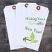 NEW YEAR Tea Gift Tags Printable Gift Healthy New Year Gift Printable ...