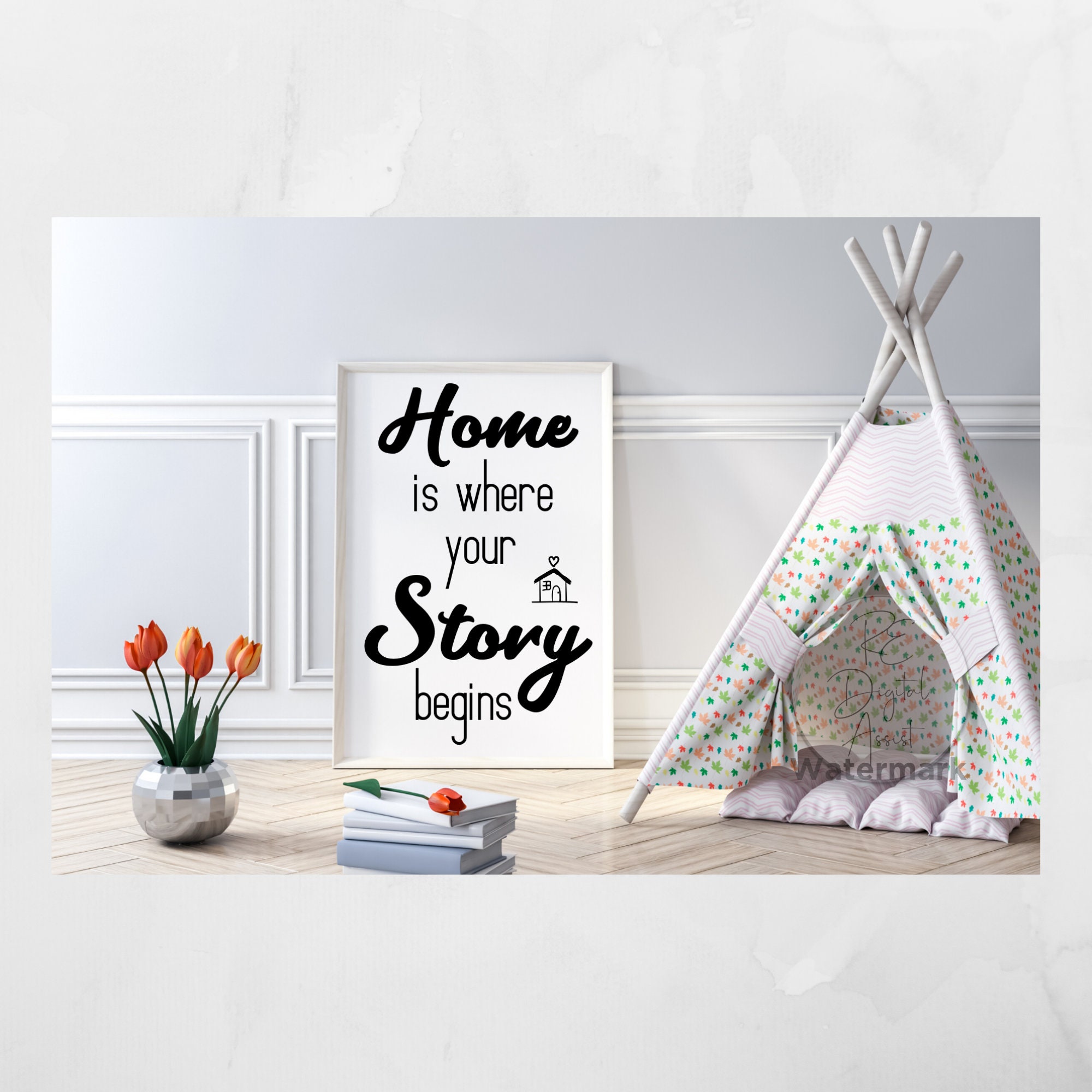 Home is Where Your Story Begins Real Estate Farm Marketing | Etsy
