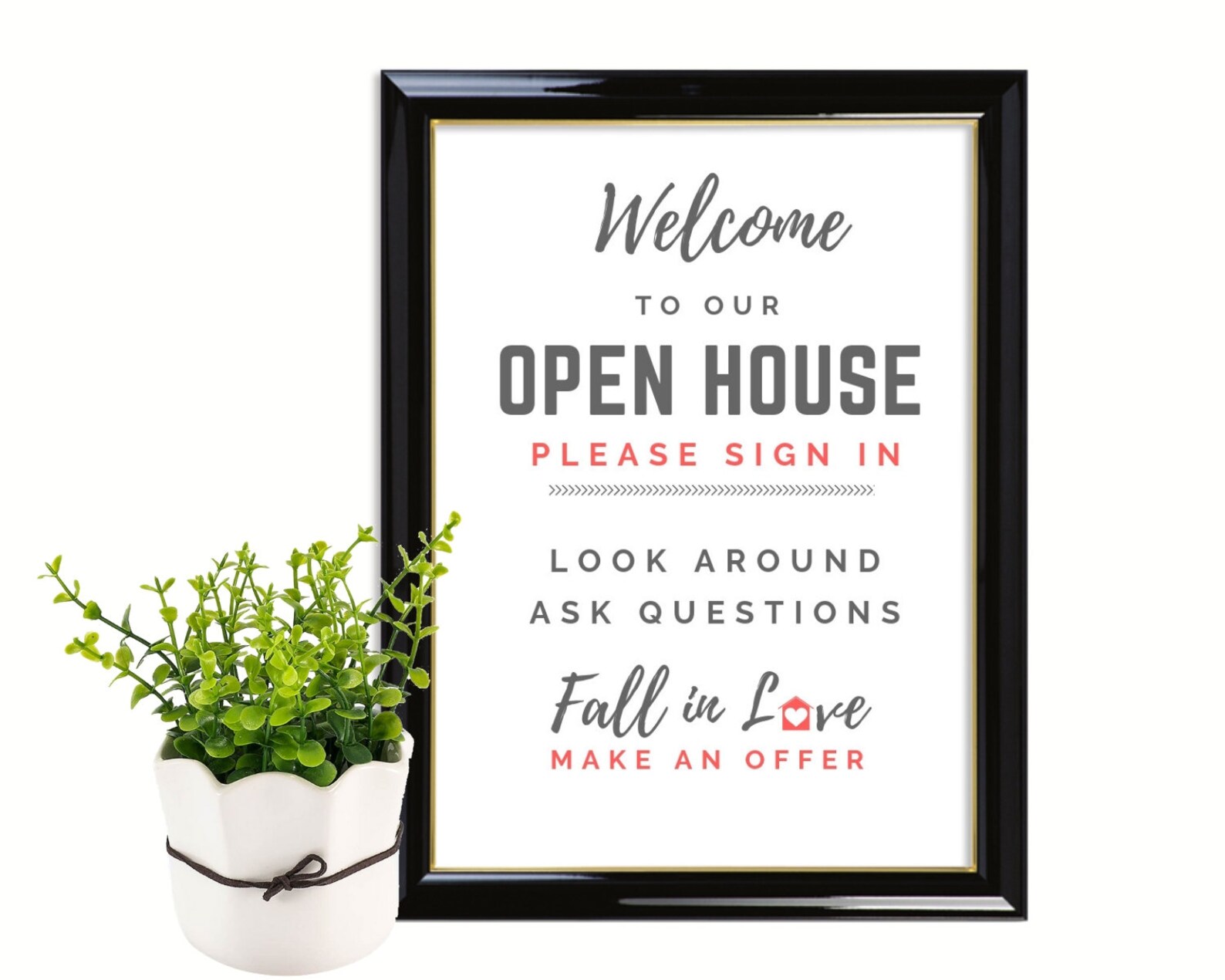Printable Open House Real Estate Sign Download Real Estate - Etsy Canada