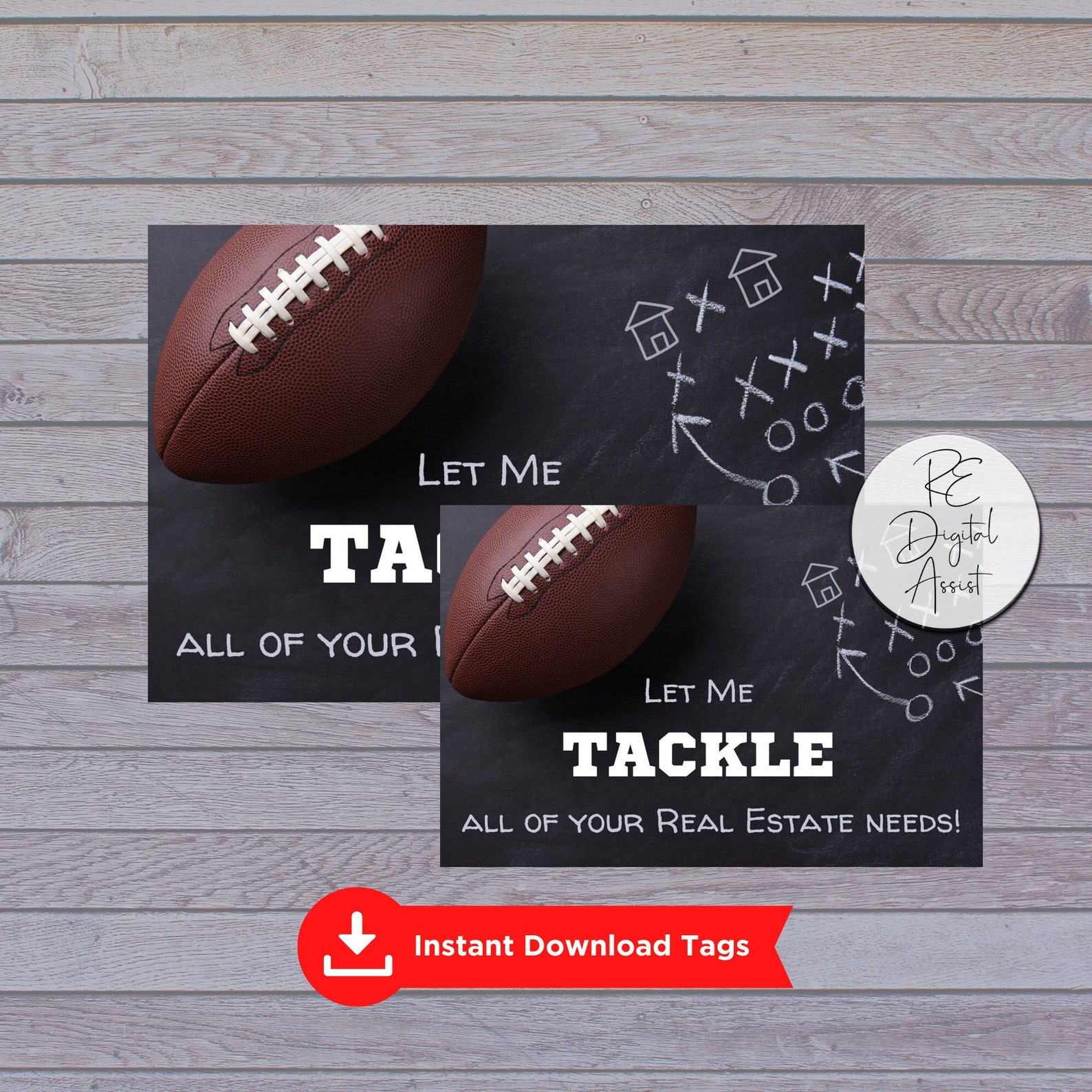 Tackle Real Estate Football Pop by Tags, Broker Team Referral Game ...