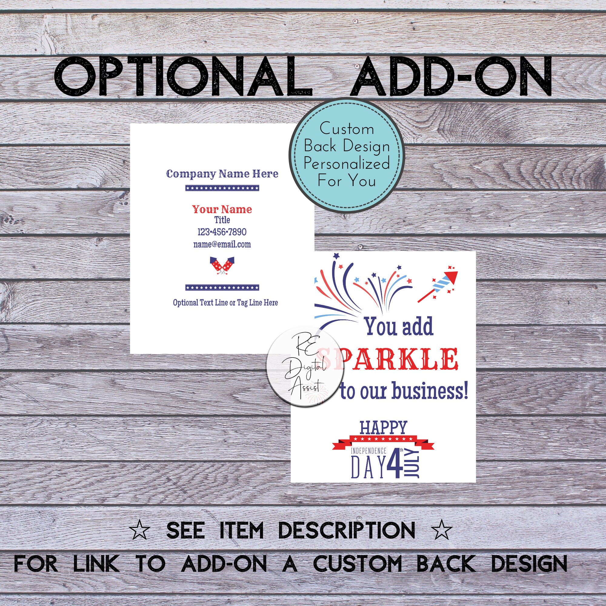 Real Estate 4th of July Printable Sparkler Fireworks Tag - Etsy