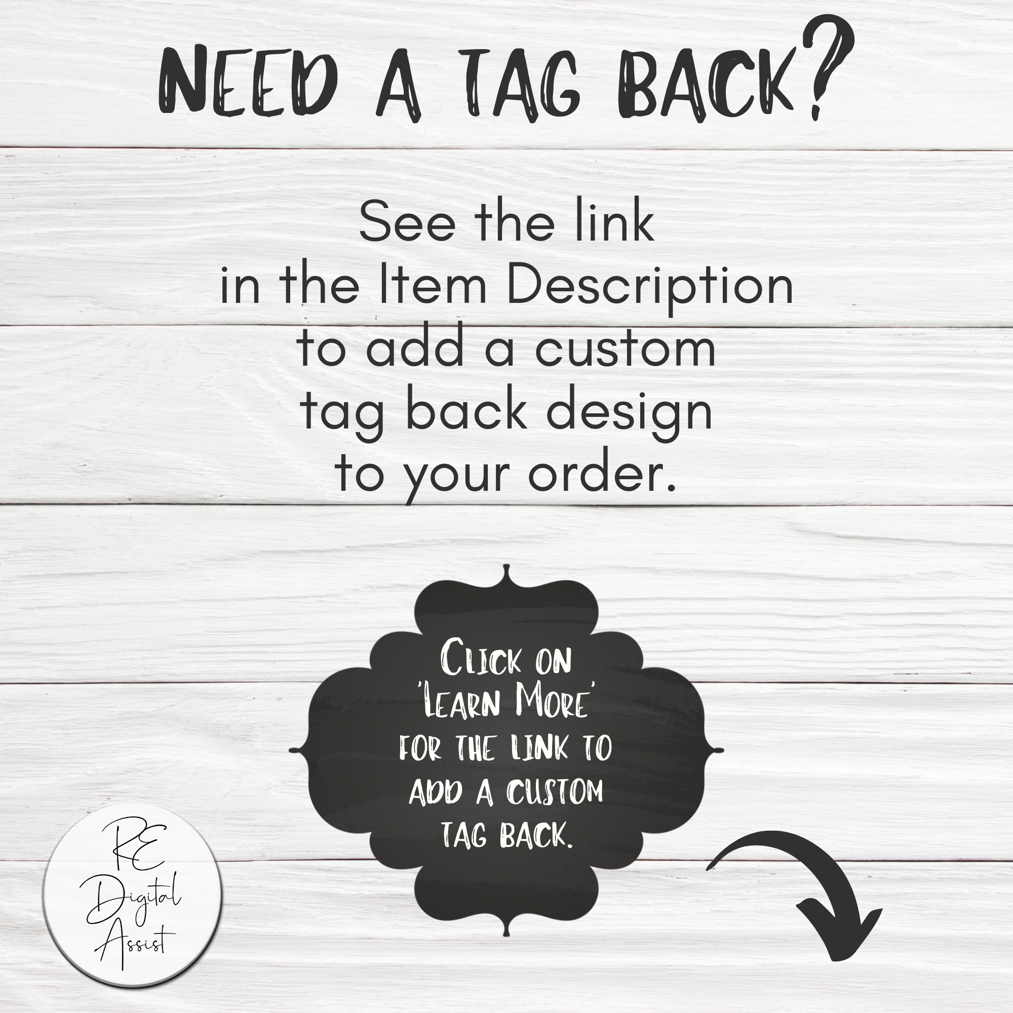 Printable Business Referral Thank You Tag Download Client - Etsy