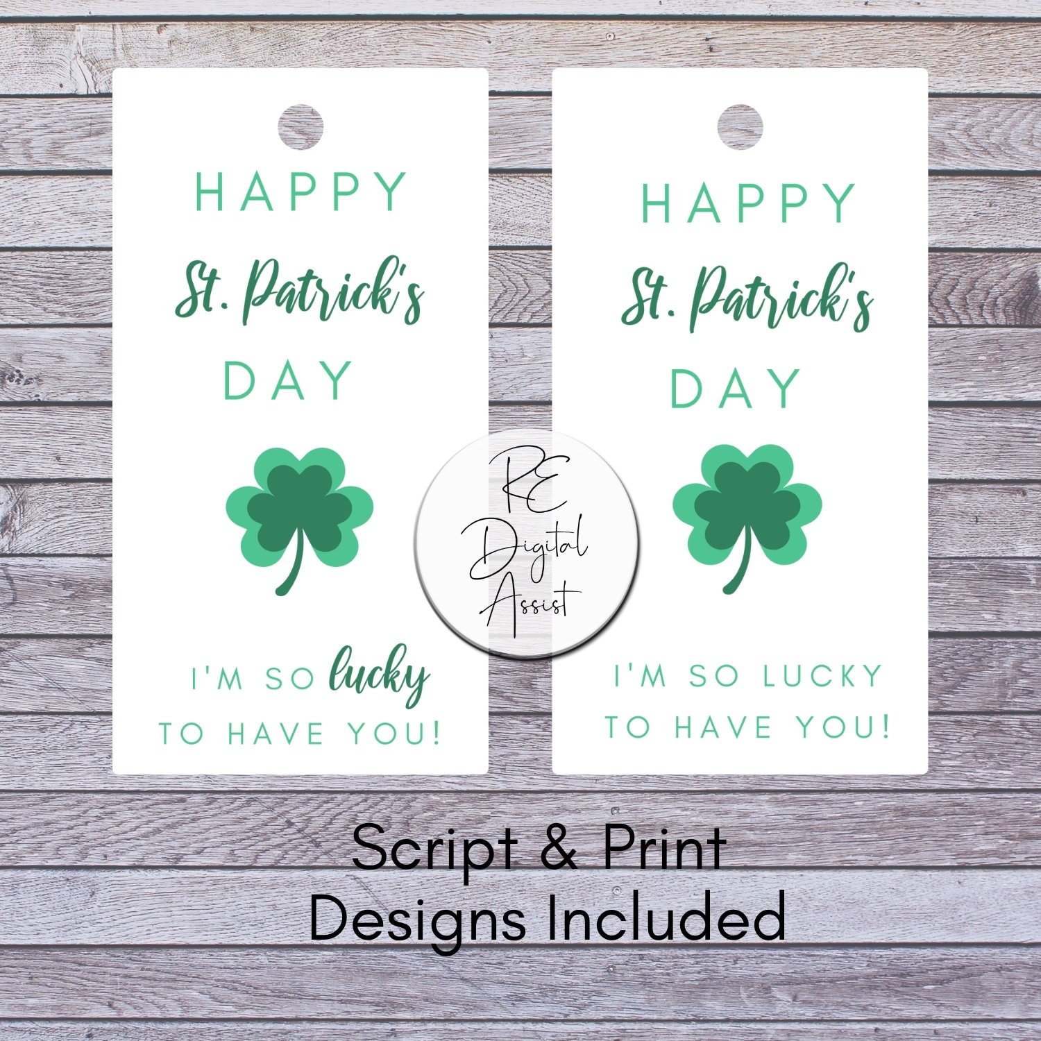 Printable St. Patrick's Favor Tag Download Lucky to Have - Etsy