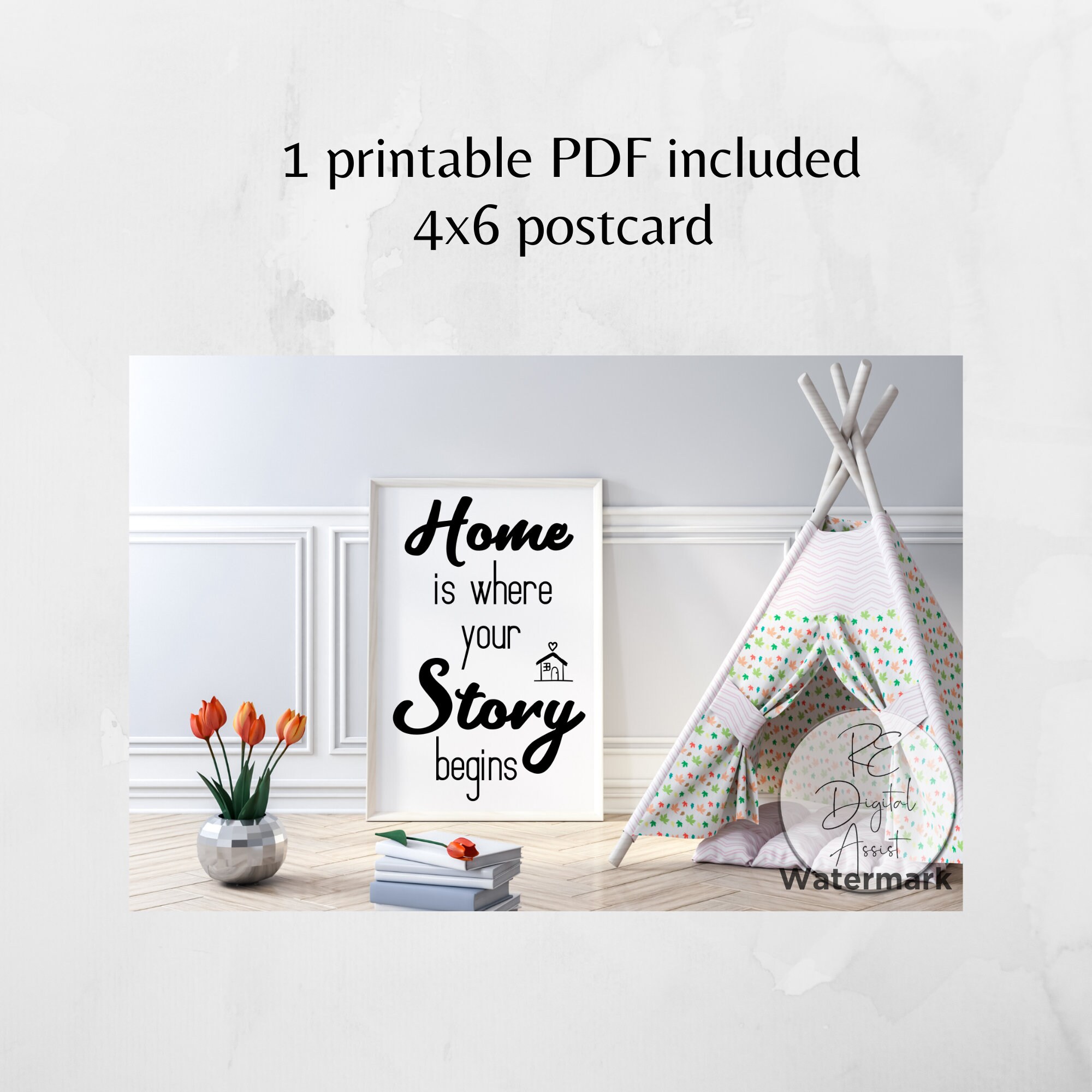 Home is Where Your Story Begins Real Estate Farm Marketing | Etsy