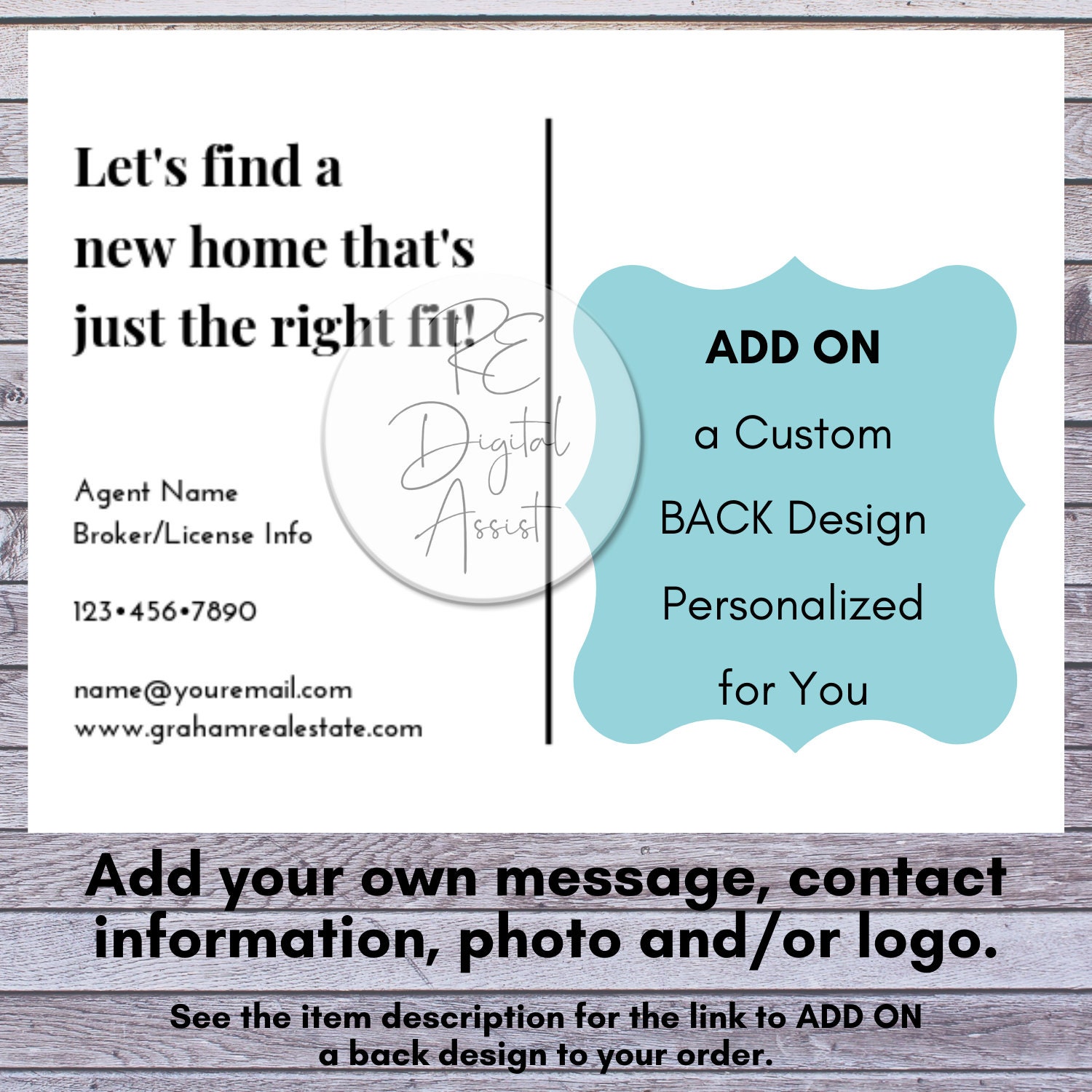 Real Estate Outgrown Home 4x6 Postcard Front Farm Sellers | Etsy