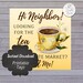 Real Estate Tea Gift Tags, Printable Farm Open House Event Favor, Pop ...