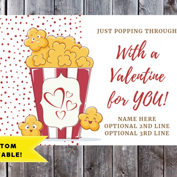 Popcorn Tags - Etsy