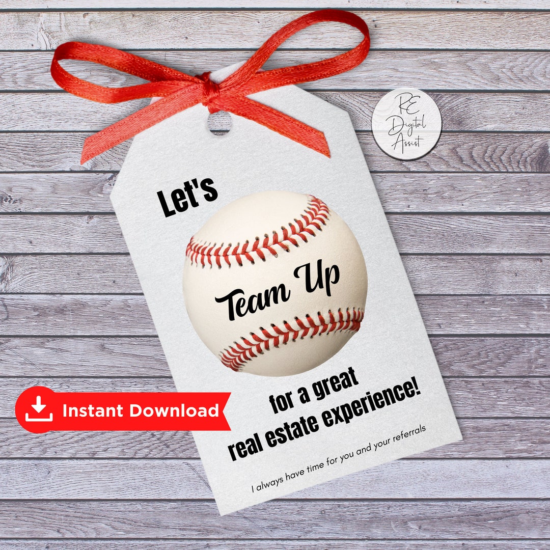 Real Estate Baseball Pop by Tags, Business Referral Team Game Tags ...