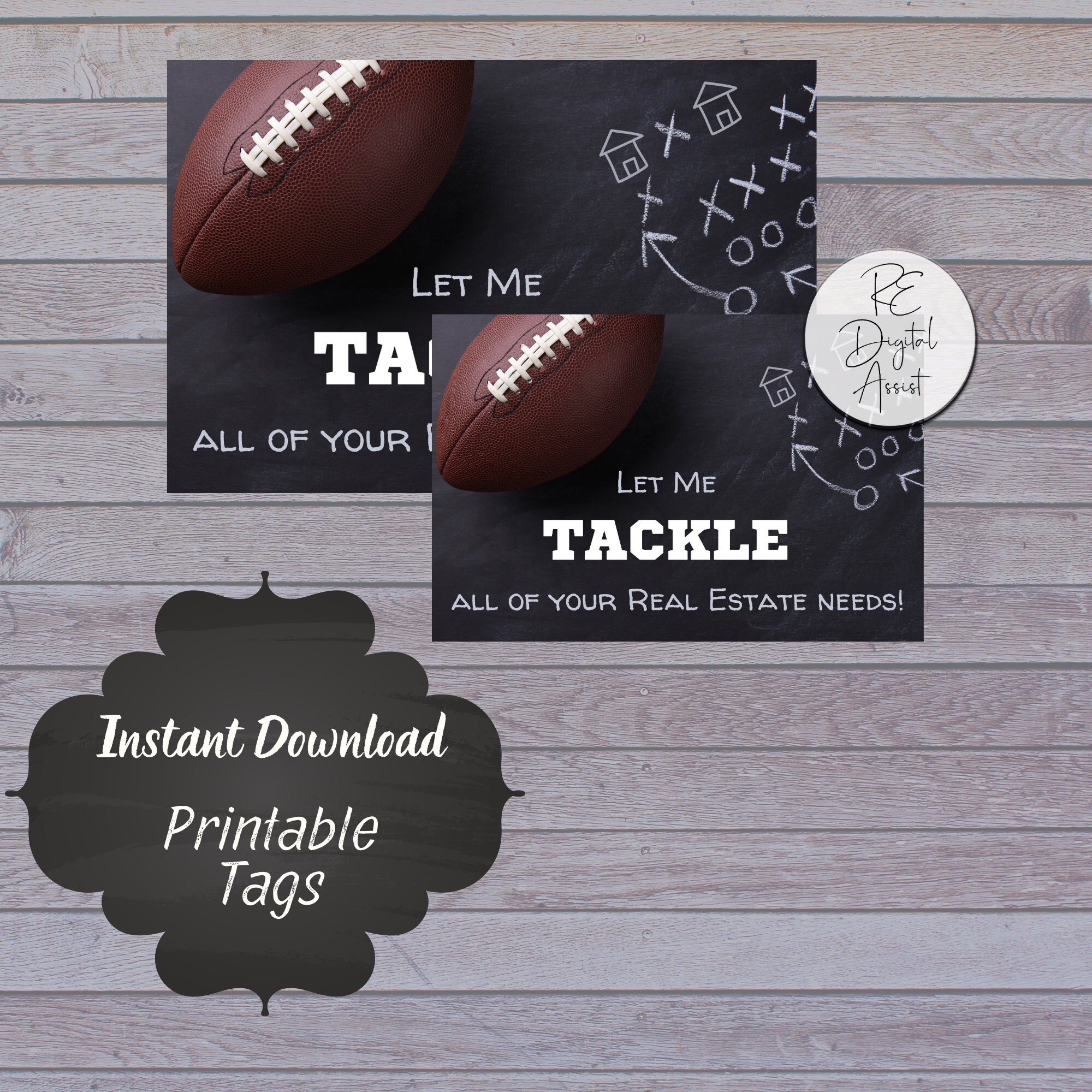 Tackle Real Estate Football Pop by Tags, Broker Team Referral Game ...