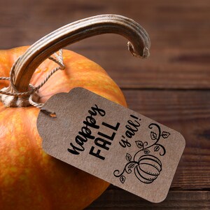 Happy Fall Ya'll Printable Tag in 4 Colors, Agent Broker Business ...