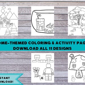 Real Estate Coloring Pages, Download 11 Designs Home Themed Kids ...