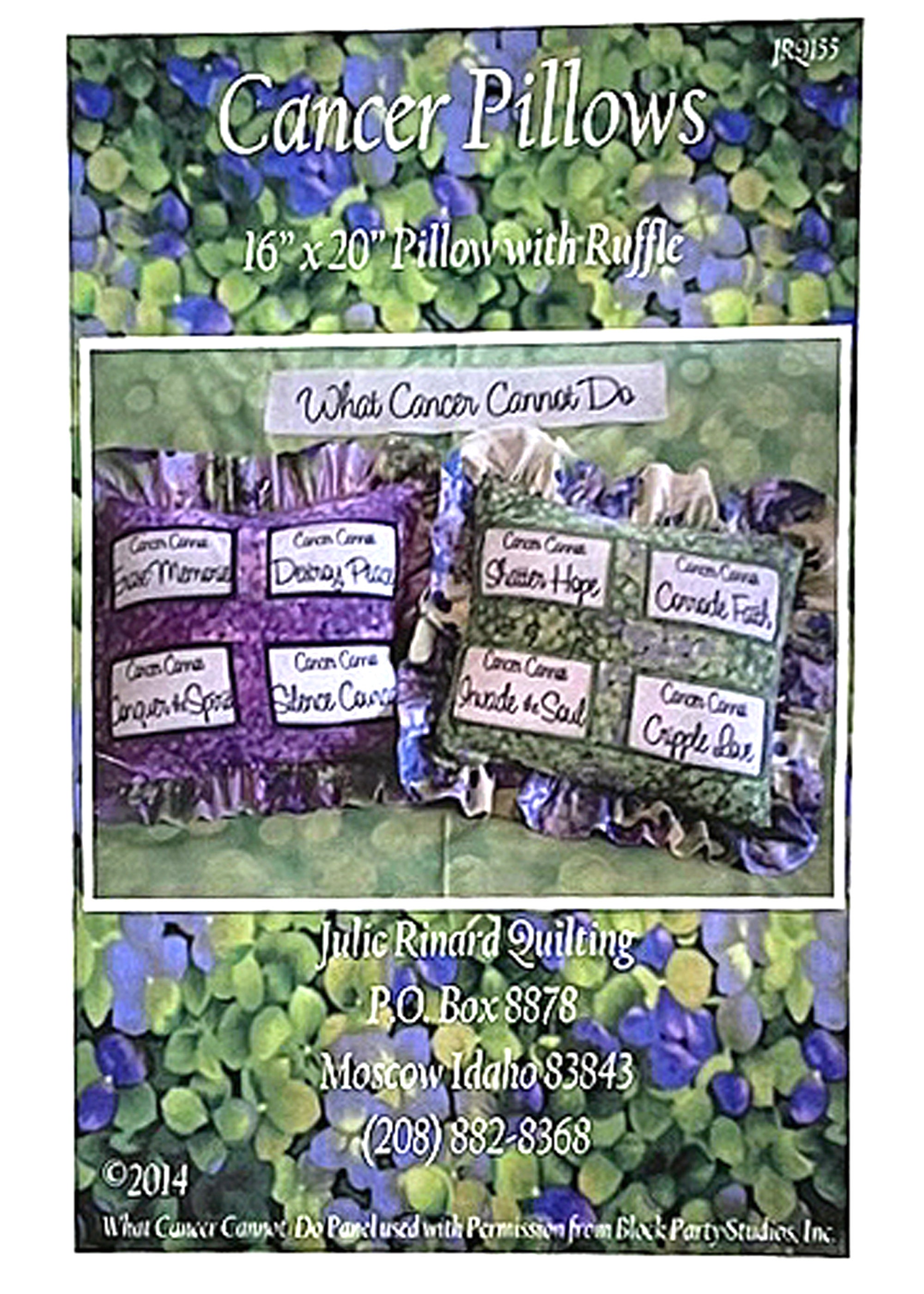 Cancer Pillow Pattern, Panel and Fabric Kit - Etsy