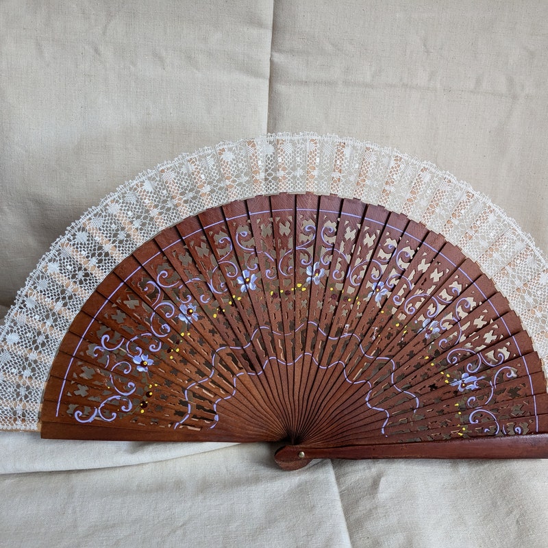 Lace Hand Fan - Etsy